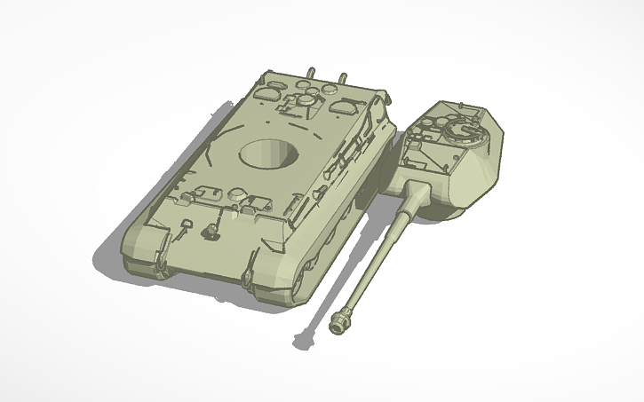 3D design Tiger 2 AKA King Tiger | Tinkercad
