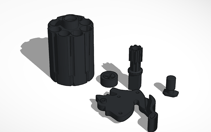 3D design nerf hammershot upgrade parts - Tinkercad