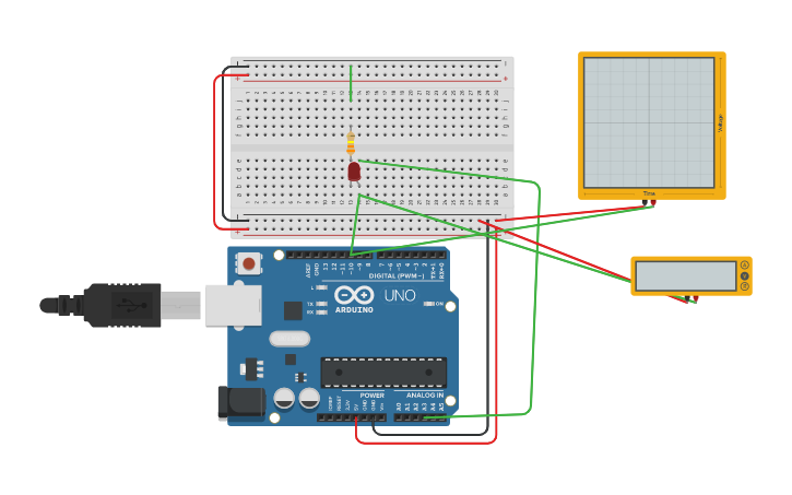 Circuit design 05-analogwrite - Tinkercad