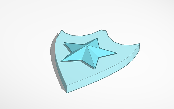 3D design Shield Powerup - Tinkercad
