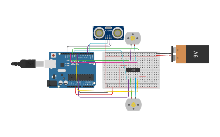 Circuit design Swanky Migelo - Tinkercad