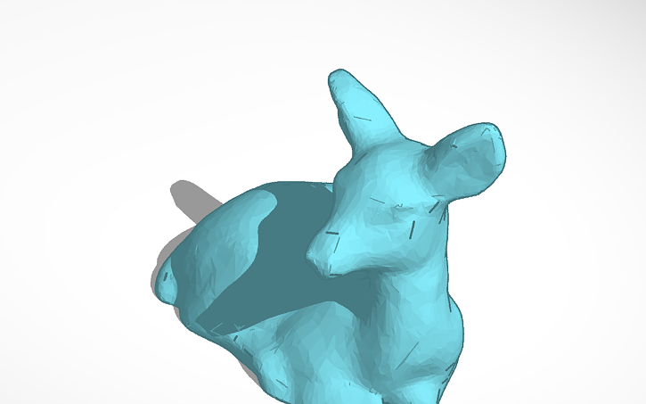 3D design Wild Deer baby - Tinkercad