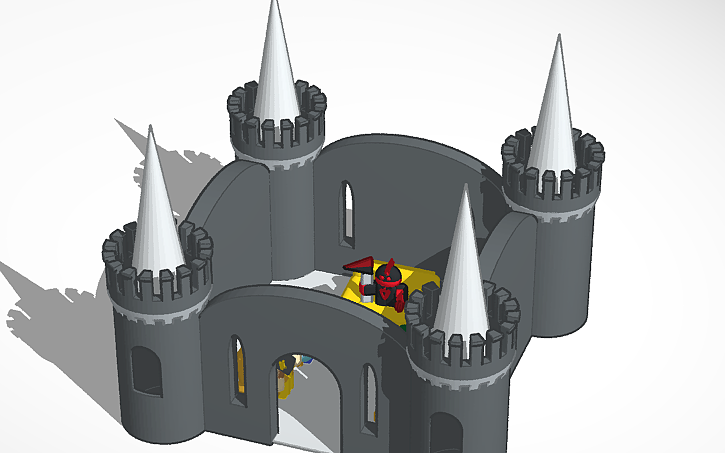 3D design Castle - Tinkercad