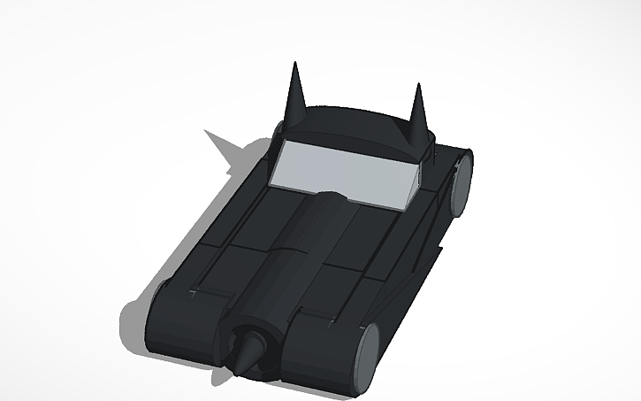 3D design Batman Car - Tinkercad