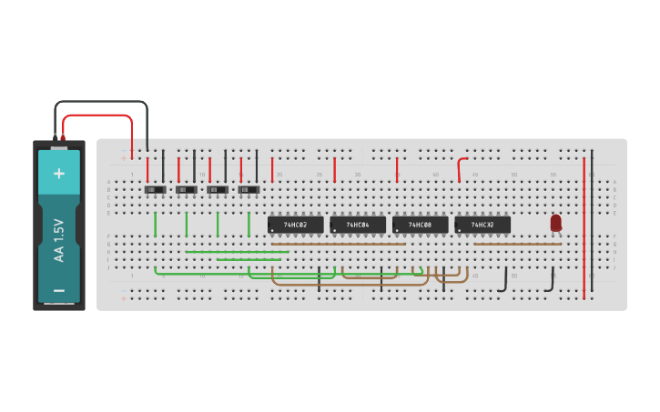 Circuit design ACTIVITY#5-COMBINATIONAL LOGIC | Tinkercad Circuit design ACTIVITY#5-COMBINATIONAL LOGIC | Tinkercad