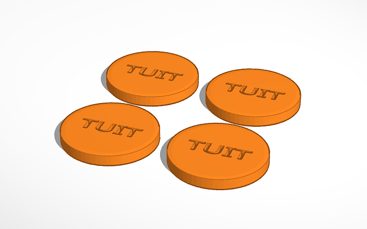 3D design Round tuits | Tinkercad