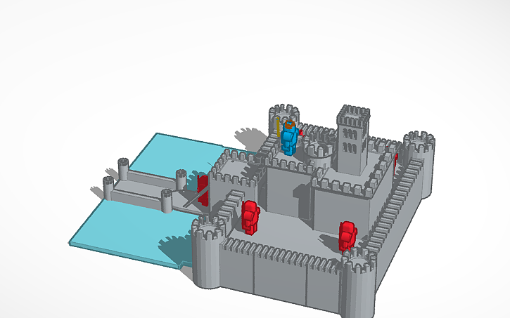 3D design Castle - Tinkercad