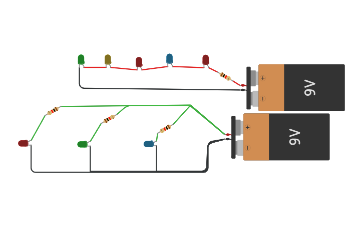 Circuit Design Series And Parallel Circuit Tinkercad