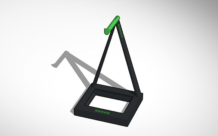 3D design Headphones Stand - Tinkercad