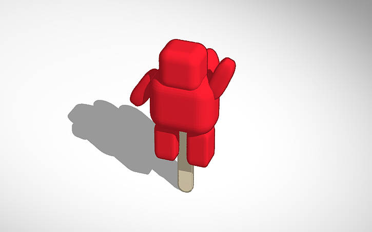 3D design human popsicle | Tinkercad