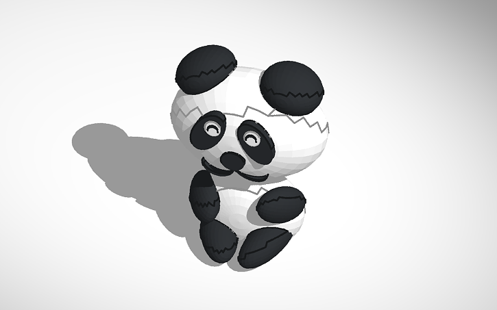 3D design copy of cindy's panda | Tinkercad