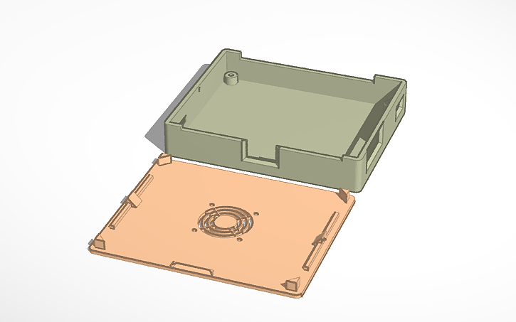 3D design Compute Module 1/3/3+ IO Board Case | Tinkercad