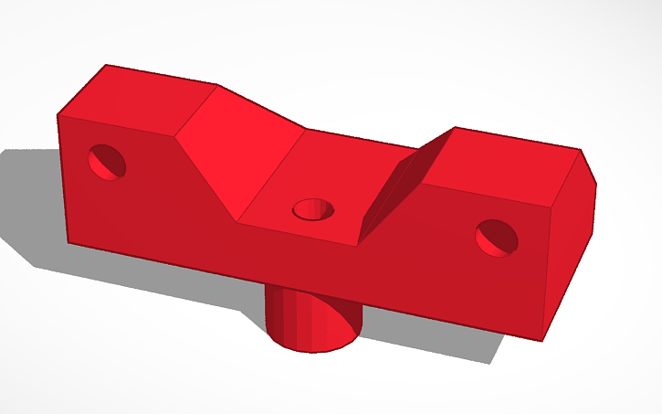 3D design Slider Rail End - Tinkercad