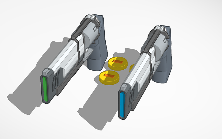 3D design ultrakill revolver - Tinkercad