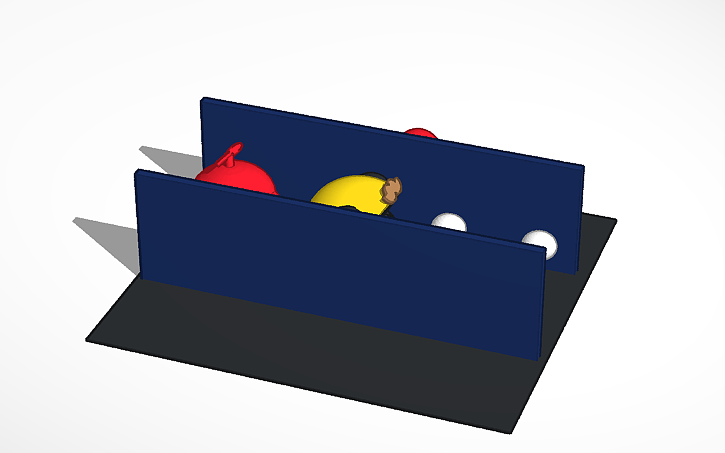 3D design Pacman - Tinkercad