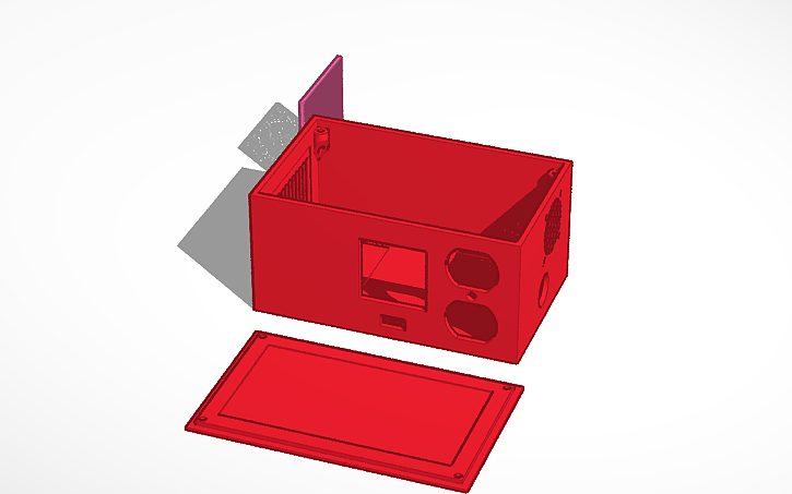3D design PID CONTROL BOX - Tinkercad