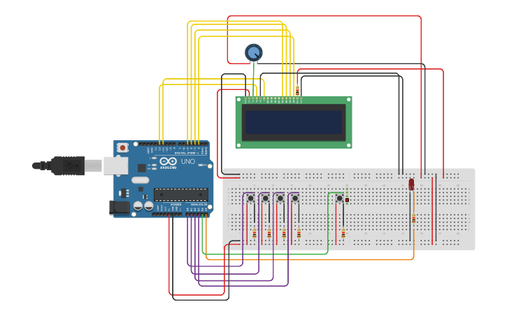 Circuit design Proyecto Arduino v2 | Tinkercad Circuit design Proyecto Arduino v2 | Tinkercad