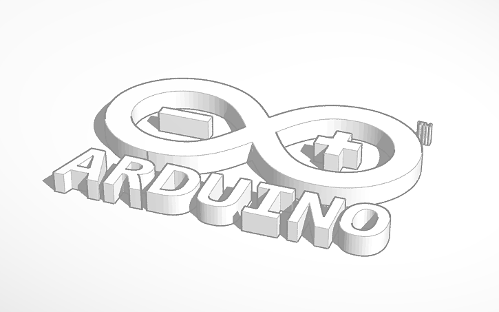 3D design Arduino Logo - Tinkercad