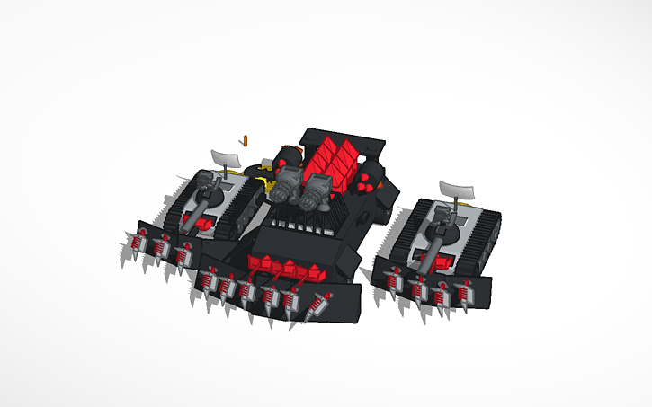 3D design tank sqad - Tinkercad