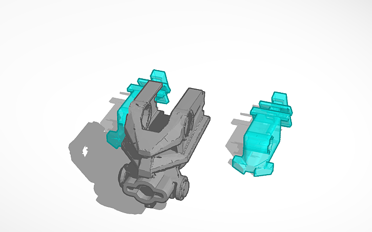 3D design toa metru head - Tinkercad