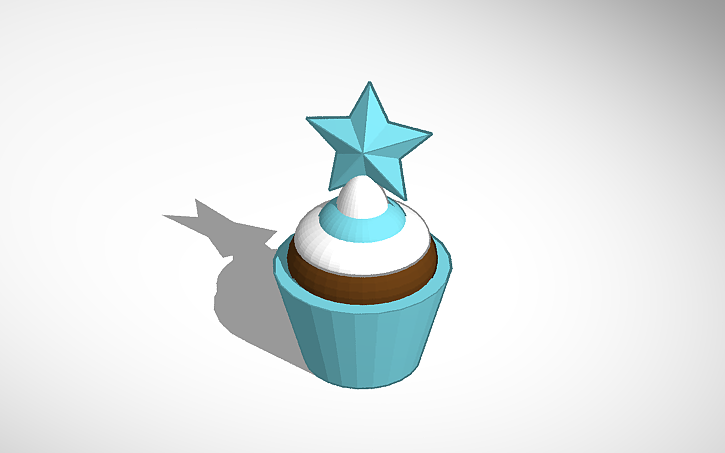 3D design Kiara_Mitchell_Cupcake - Tinkercad