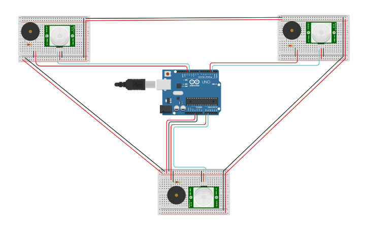 Circuit design dog repellent - Tinkercad