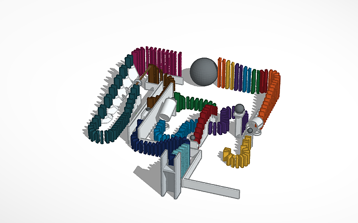 3D design Domino - Tinkercad