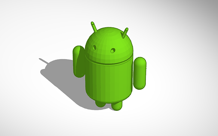 3D design ANDROİD MODEL - Tinkercad