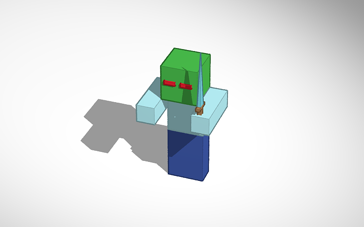 3D design zombie | Tinkercad