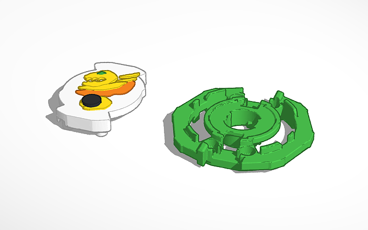 3d Design Bu Fafnir Beyblade Burst Bu Tinkercad