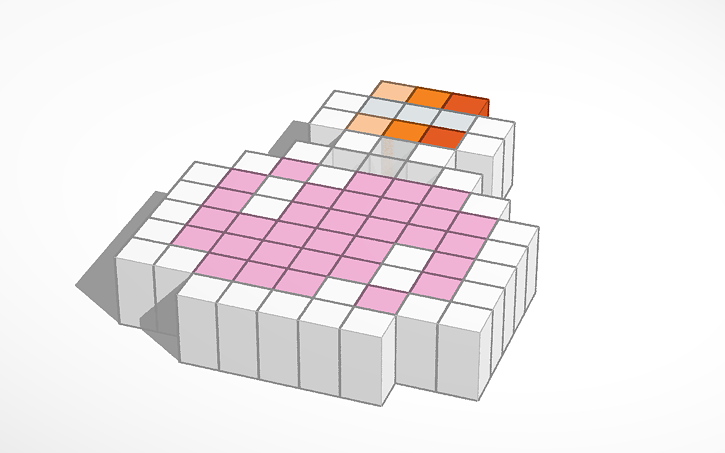 3D design Minecraft Instant Health potion | Tinkercad