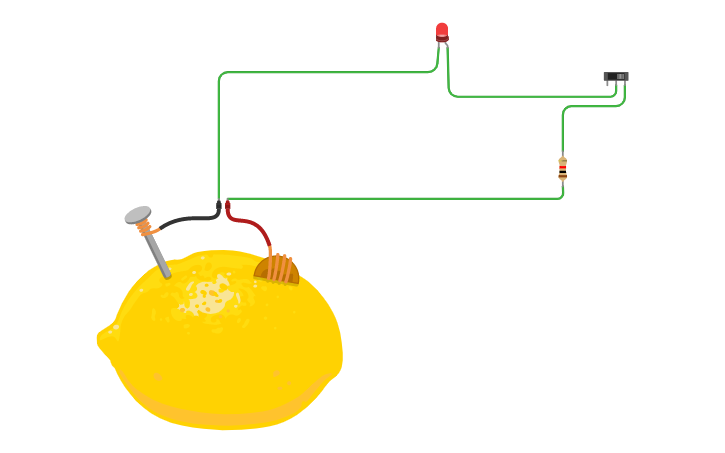 Circuit Design Lemon Battery Led Light Circuit Tinkercad