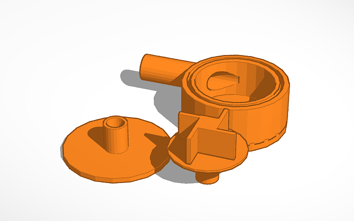 3D design Water pump - Tinkercad