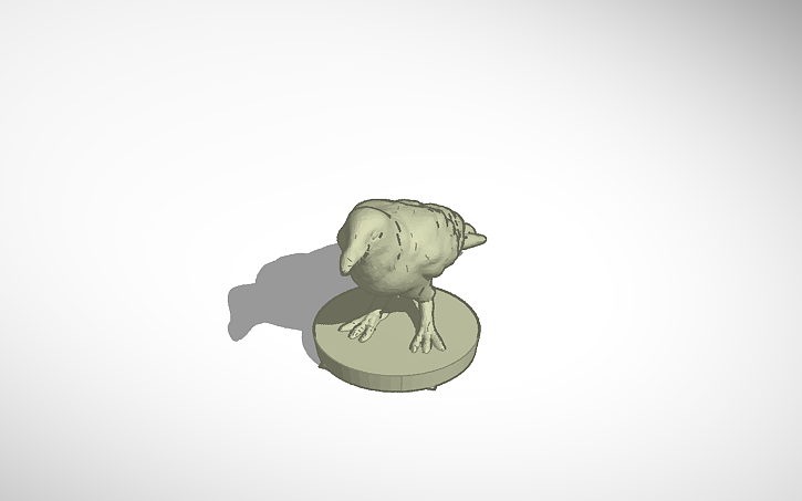 3D design Raven - Tinkercad