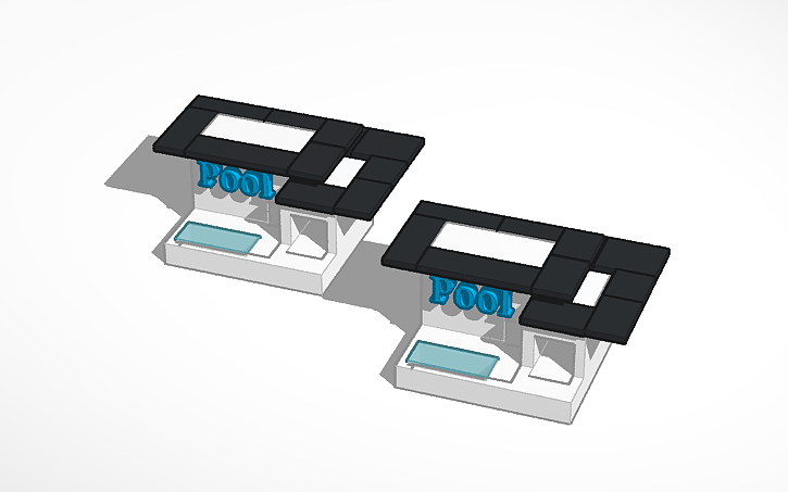 3D design Biden Estate Pool - Tinkercad