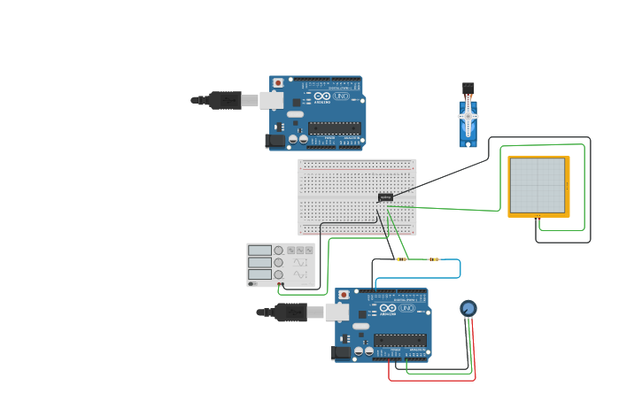 Circuit design Human arm EMG simulator - Tinkercad
