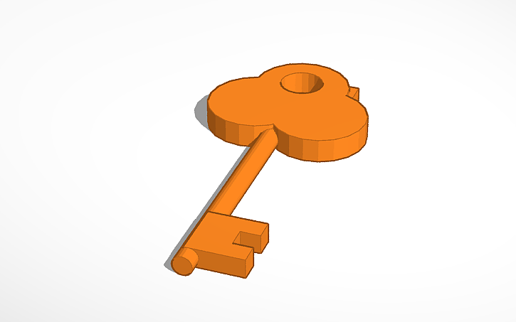 3D design key - Tinkercad