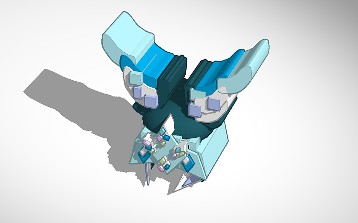 3D design My prodigy helmet for lego - Tinkercad