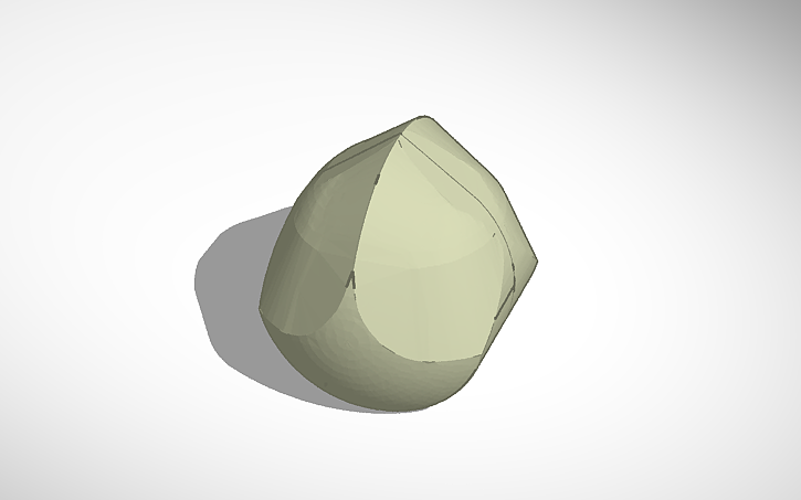 3D design Gömböc - Tinkercad