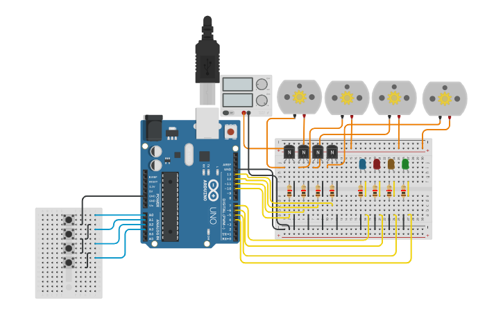 Circuit design Vending Machines | Tinkercad