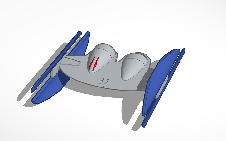 3D design CIS Hyena Bomber - Tinkercad