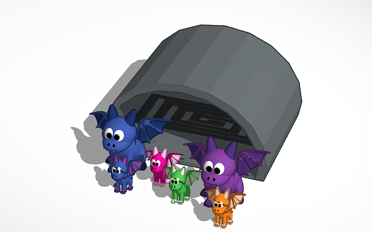 3D design Smol Family - Tinkercad