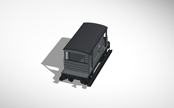 3D design Brake Van - Tinkercad