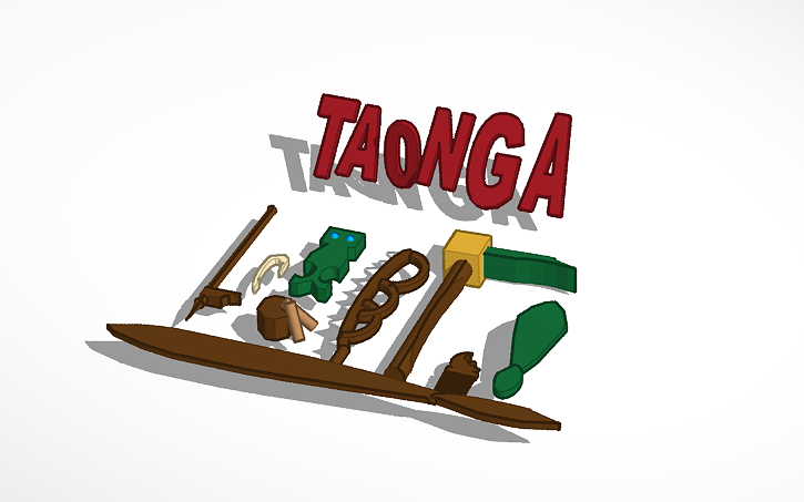 3D design Taonga - Tinkercad