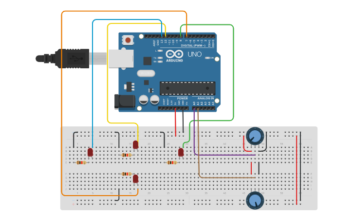Circuit design Joystick | Tinkercad