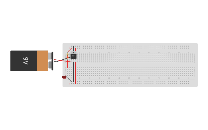 Circuit design Power Supply Wiring | Tinkercad