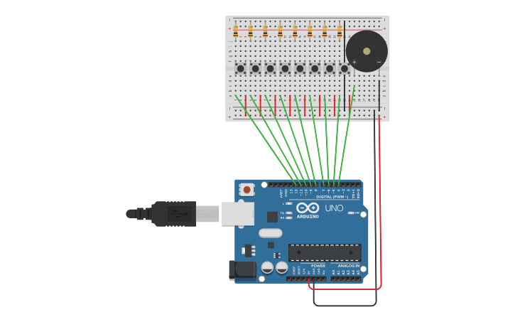 Circuit design 2023.07.23. - Tinkercad