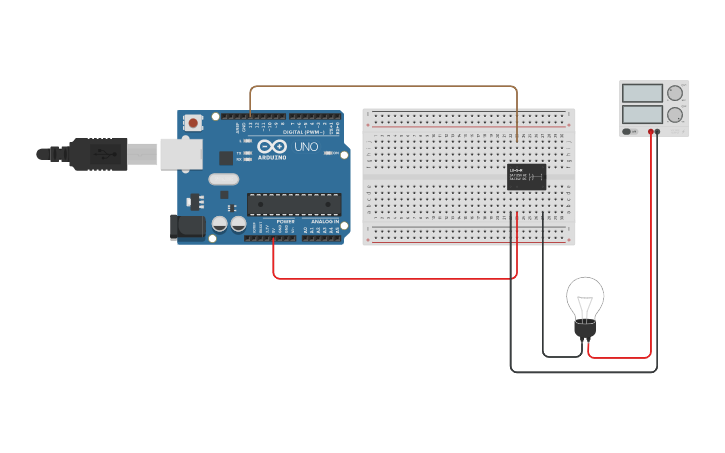Circuit design Understanding The Relay circuit - Tinkercad