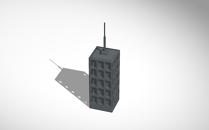 3D design SkyScraper - Tinkercad