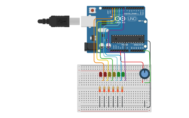 Circuit design Projeto Final | Tinkercad